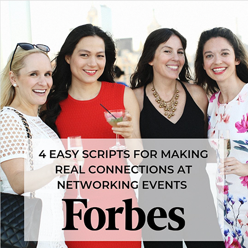 4 Easy Scripts For Making Real Connections At Networking Events - Selena Soo